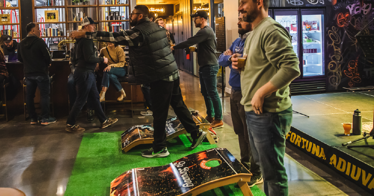 Warphole® Game | Curved Cornhole USA